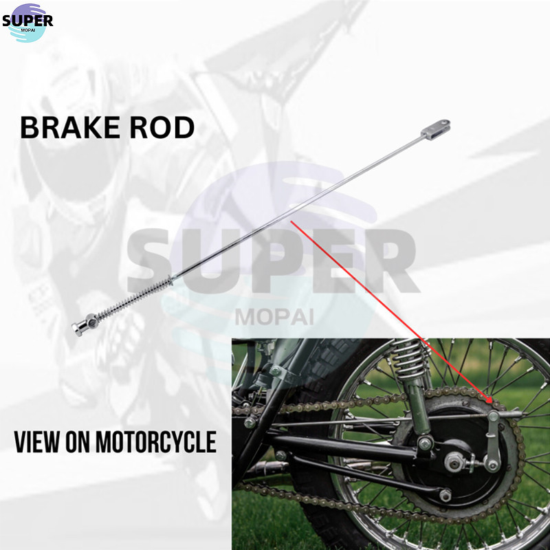 MOTORCYCLE PARTS BRAKE ROD FOR BARAKO/C100/WAVE110/WAVE125/CT100/HD3 ...