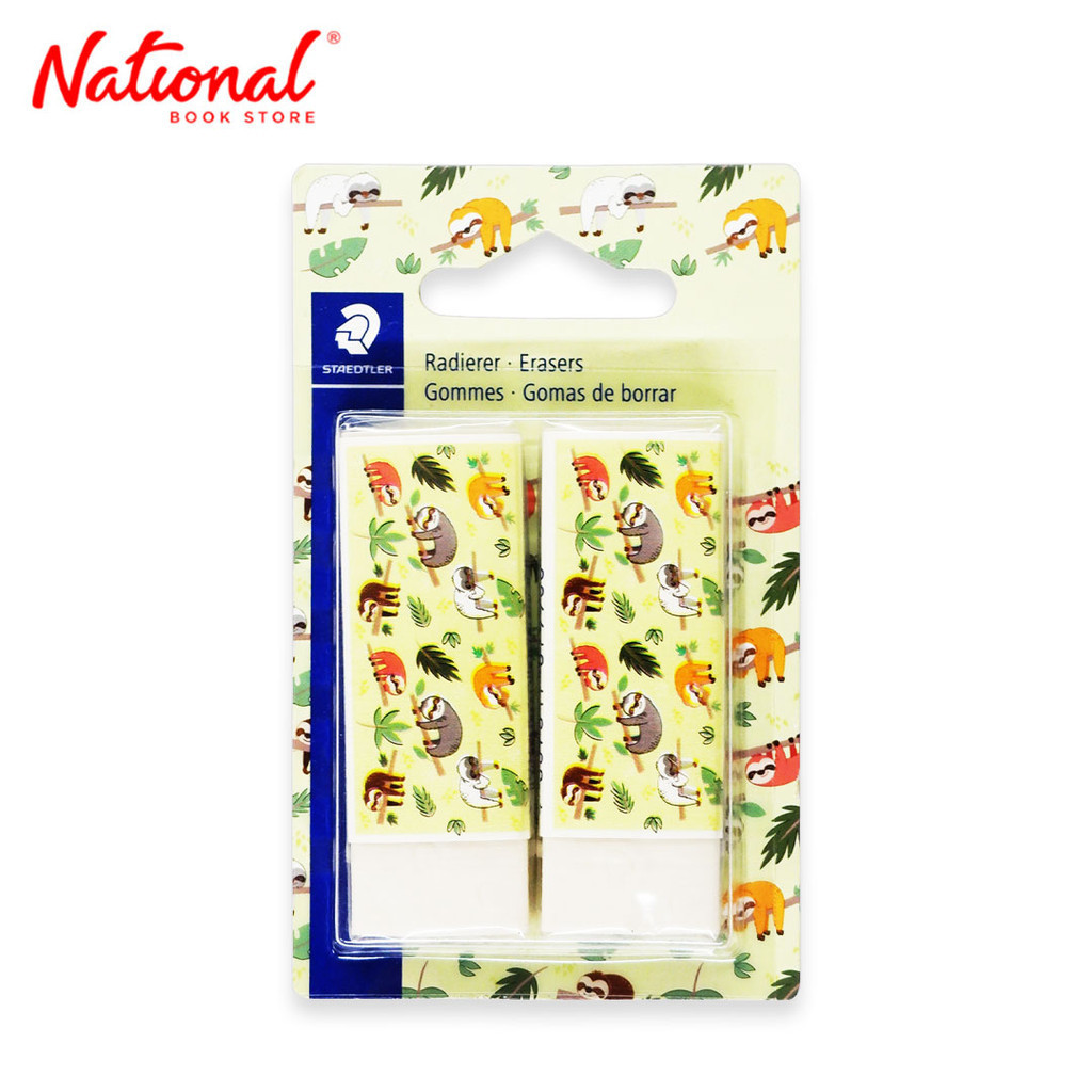 Staedtler Rubber Eraser Bear Rasoplast Pattern Mix Yellow 11x6.6x1.5cm ...
