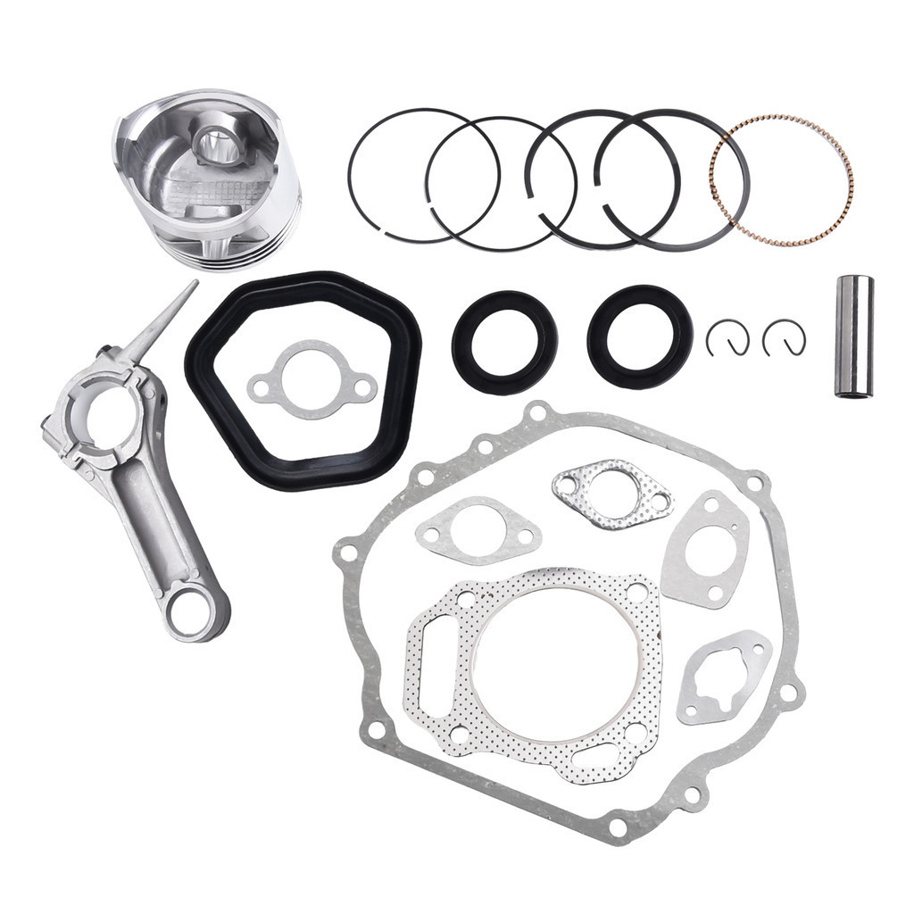 ๑New Piston Gasket Gasket Lawnmower Lawnmower Part Piston Ring Rebuild ...