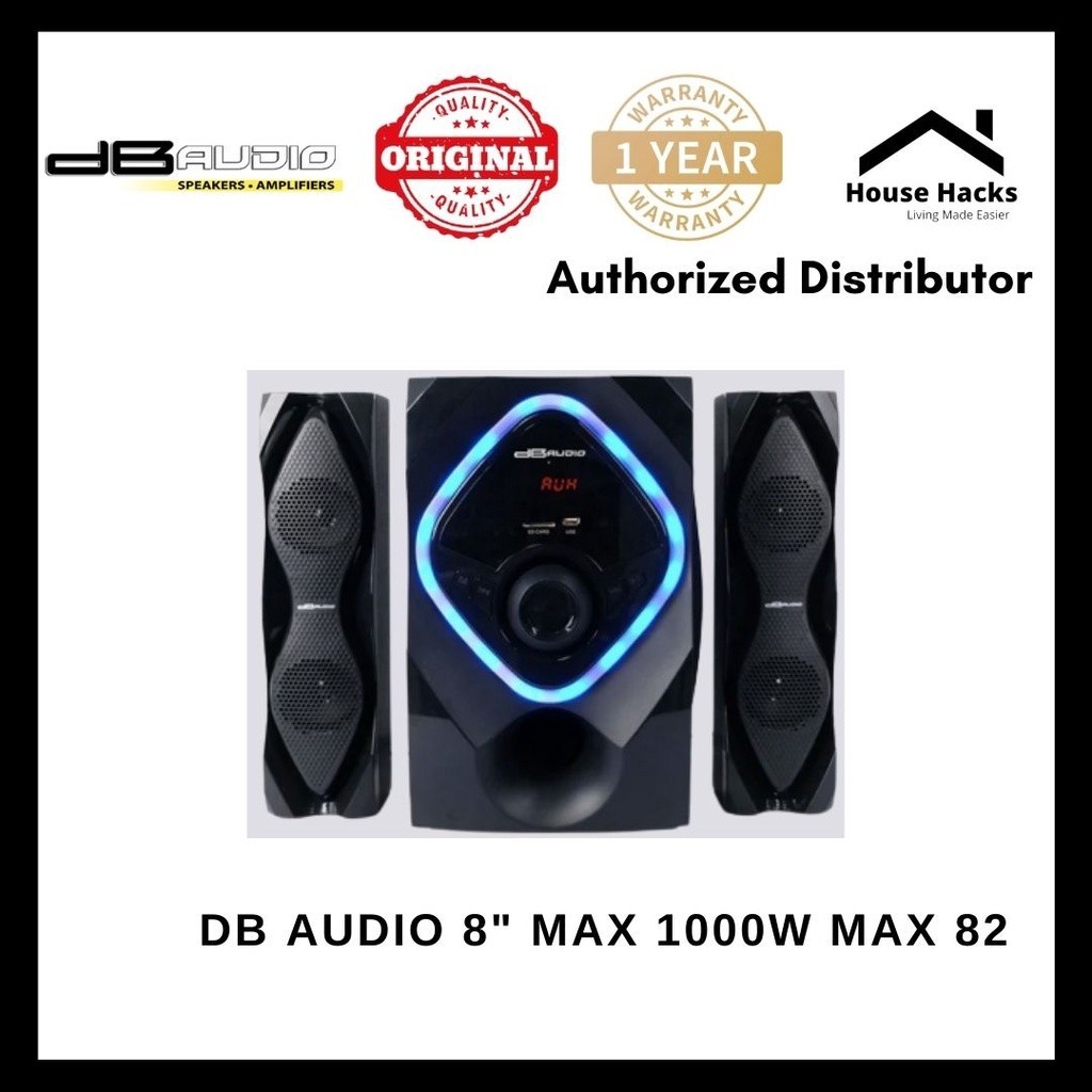 DB Audio 8" Max 1000W MAX 82 (House Hacks) | Shopee Philippines
