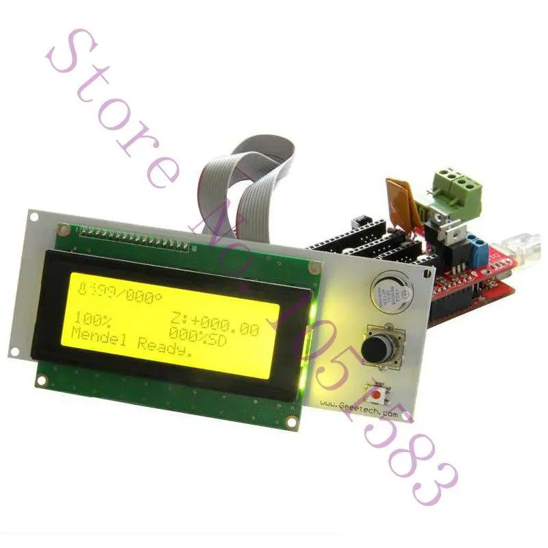 3D printer parts/kit reprap smart controller Reprap Ramps 1.4 2004 LCD ...