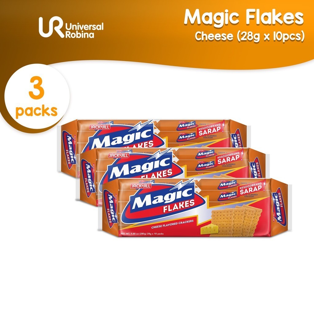 Magic Flakes Cheese (25g x 10) x 3 | Shopee Philippines