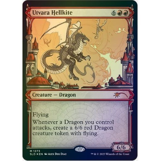 Pr0xy Card - Utvara Hellkite (Foil) | Secret Lair Drop (SLD) | Shopee Philippines