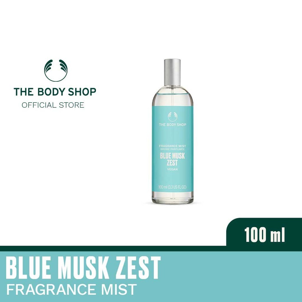 The Body Shop Blue Musk Zest Fragrance Mist 100ml | Shopee Philippines
