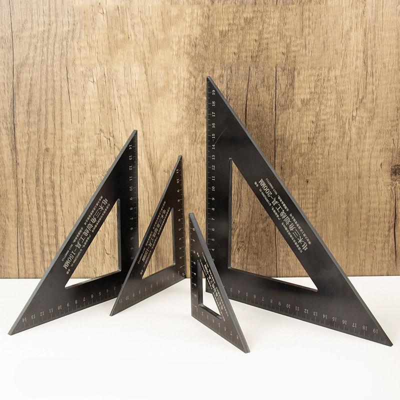 Measurement Tool Square Ruler Bakelite Triangle Ruler Protractor Miter ...