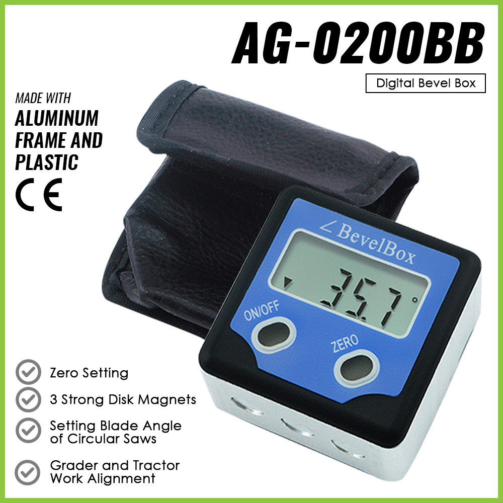 Angle Finder Protractor Inclinometro Digital Magnetic Base Inclinometer ...