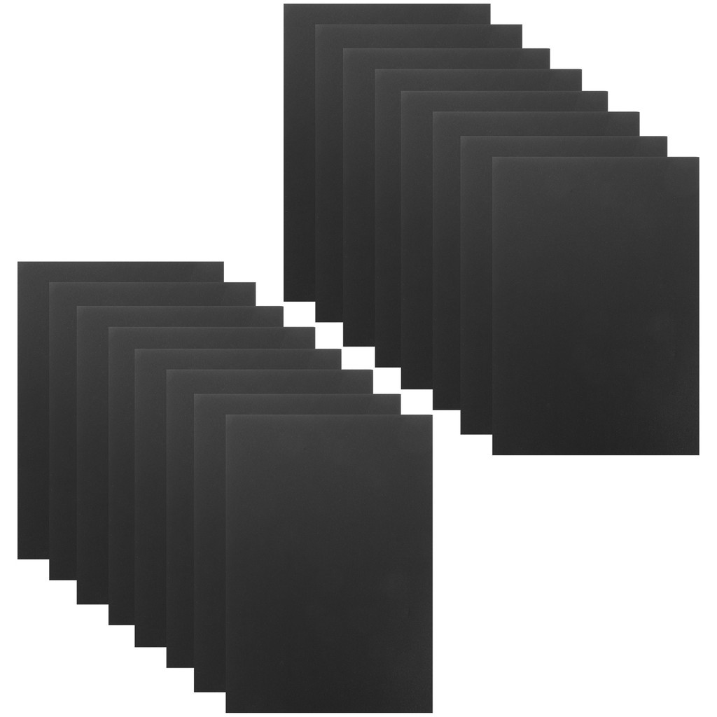 50 Sheets Black Cardboard Graphing Paper Greeting Cardstock Drawing ...