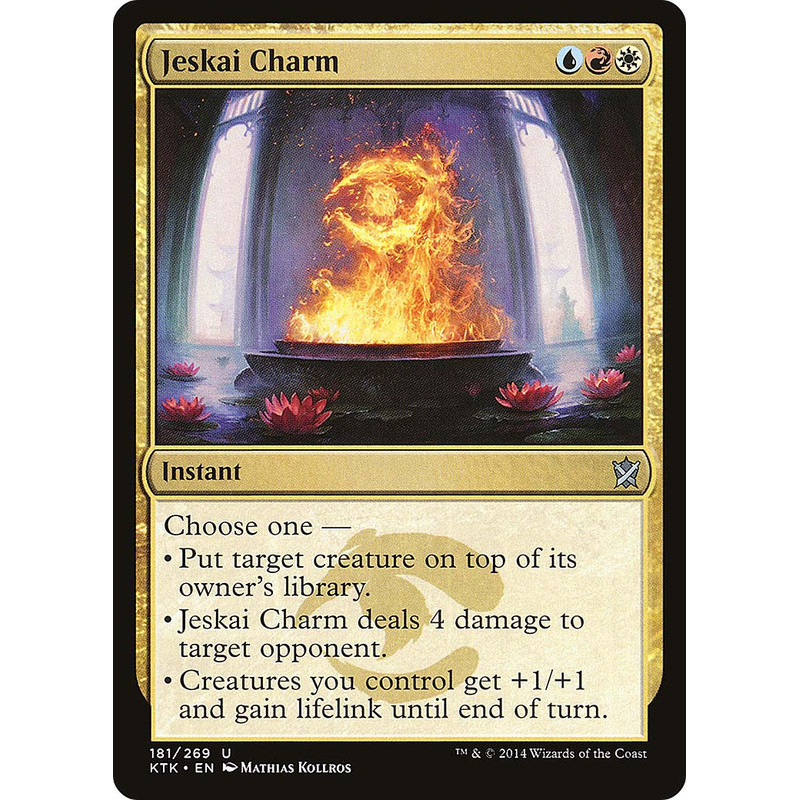 Jeskai Charm (KTK) #181 - Moderately Played - Magic the Gathering MTG ...