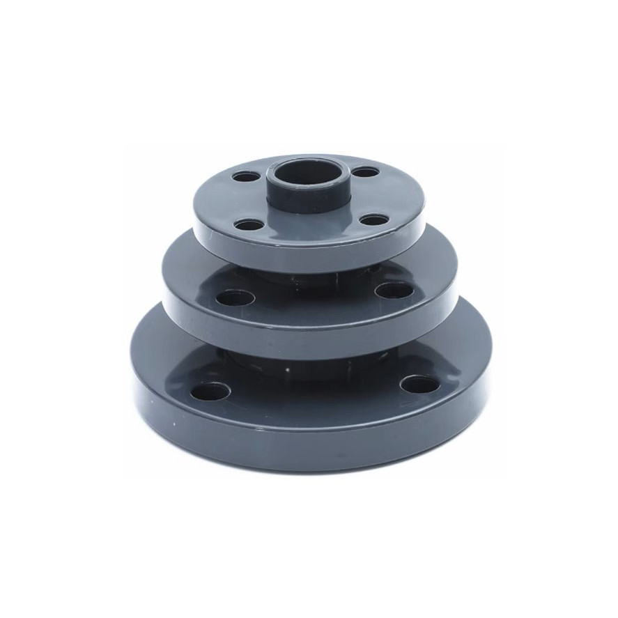 UPVC flange adaptor rubber connection joint with upvc flange neck upvc ...