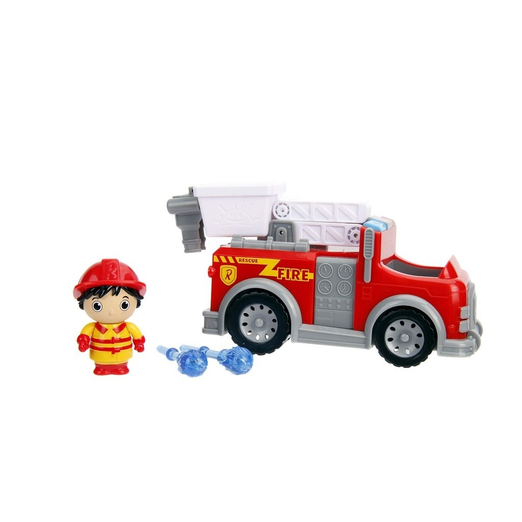 Jada Toys Ryan's World Fire Truck with Ryan Figure 6" Vehicle Red ...