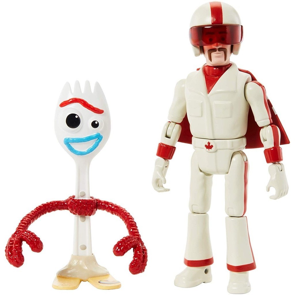 Disney Pixar "Toy Story 4" 7 inch action figure Forky & Duke Caboom ...
