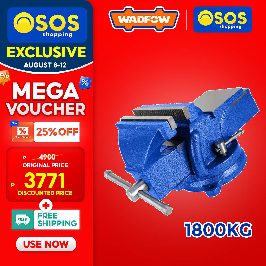 WADFOW Tools Original WBV1A08 Bench Vise Gato with Anvil Tape 8"/200mm ...