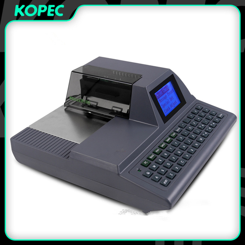Intelligent Full-Keyboard Check Printing Printer cheque Automatic Print ...