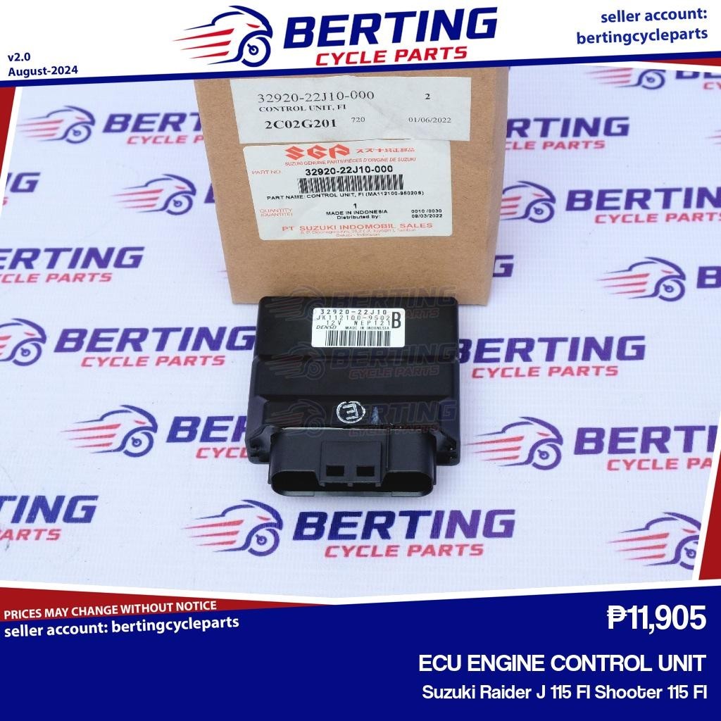 SGP ECU ENGINE CONTROL UNIT Suzuki Raider J 115 FI Shooter 115 FI ...