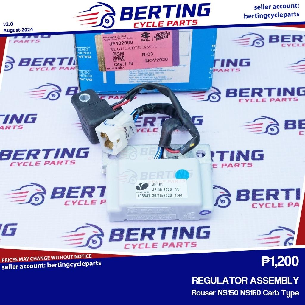 REGULATOR ASSEMBLY Rouser NS150 NS160 Carb Type Genuine JF402000 ...