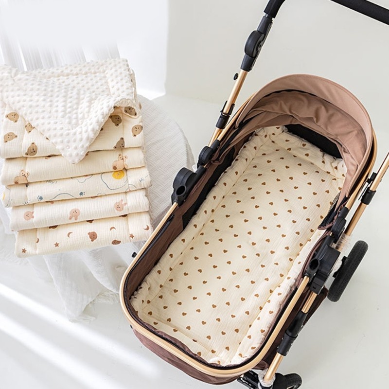 Baby Stroller Pad Car Cushion Infant Pram Cotton Mattress Pad Pushchair ...