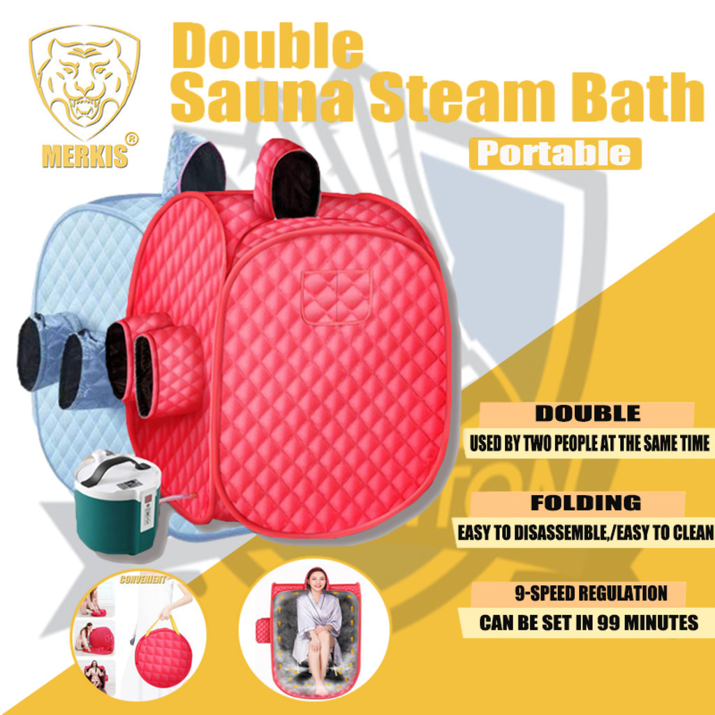 Sauna Tent Sweat Box Portable Folding Steam Bath Home Sauna Box Machine ...