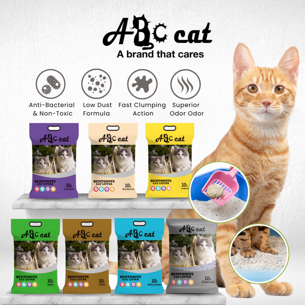 ABC Cat Litter (Bentonite) | Shopee Philippines