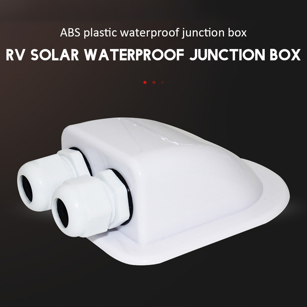 ☚Outdoor RV Roof Wire Entry Gland Junction Box Solar Panel Cable ...