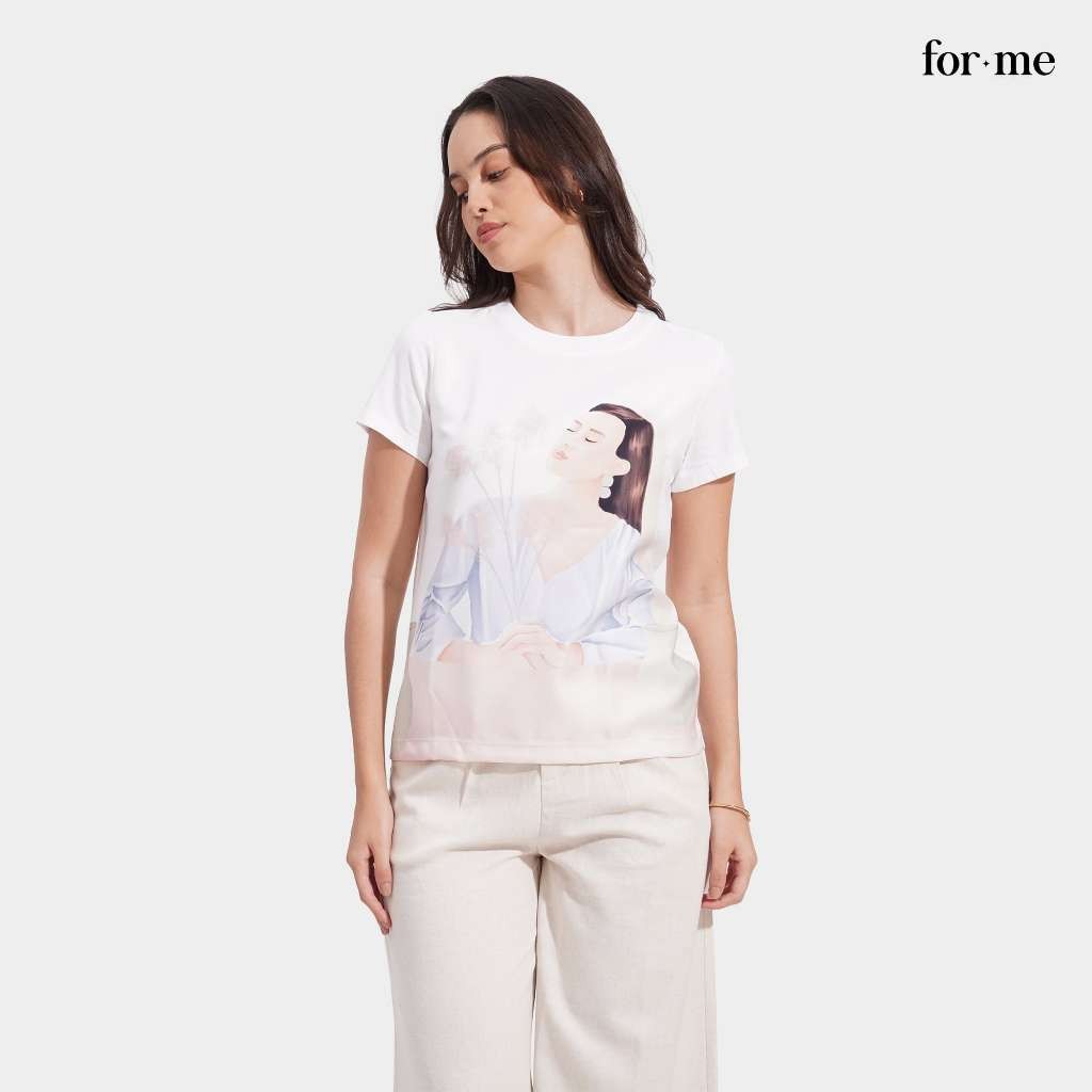 ForMe Regular Fit Graphic T-Shirt Collection For Women | Shopee Philippines