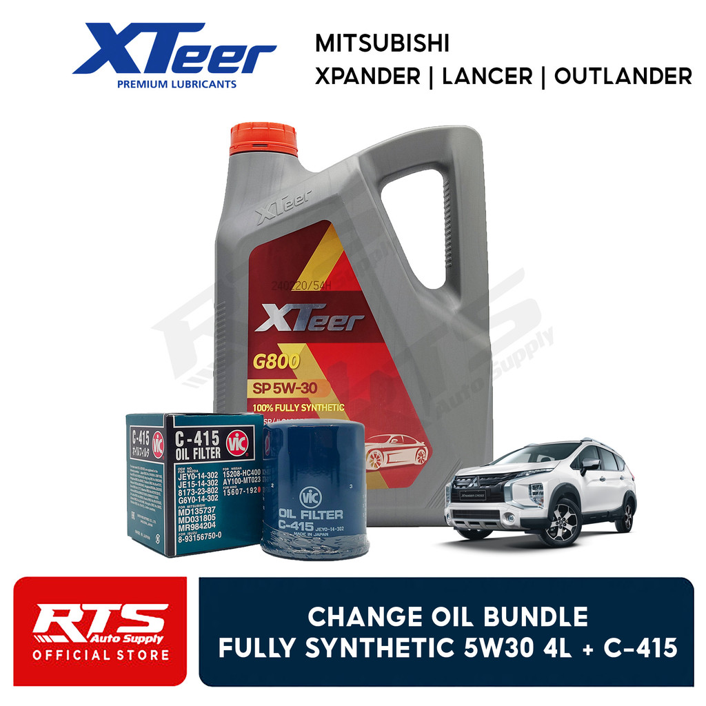 Xteer G800 5W30 Fully Synthetic Change Oil Bundle Mitsubishi Xpander ...
