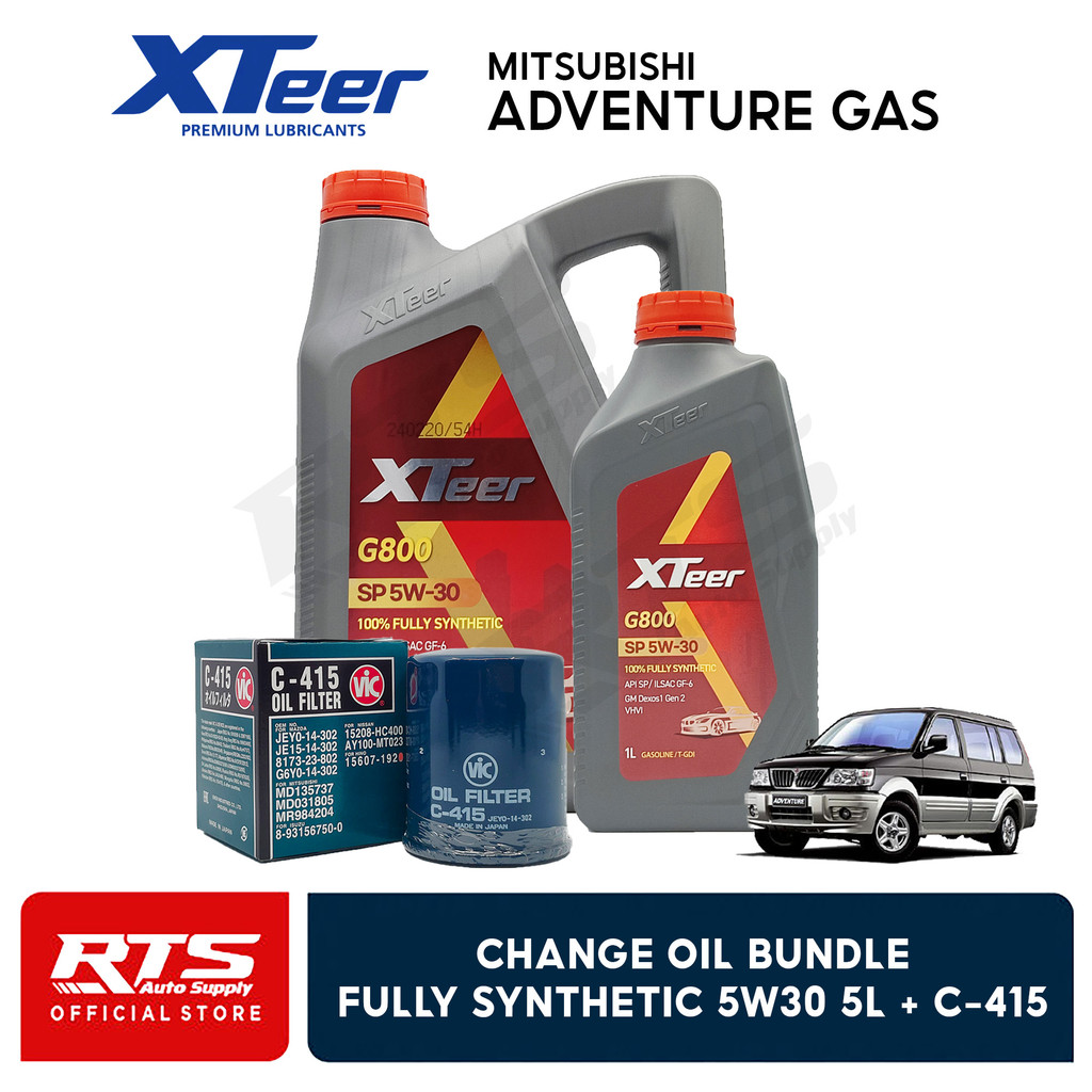 Xteer G800 5W30 Fully Synthetic Change Oil Bundle Mitsubishi L300 ...