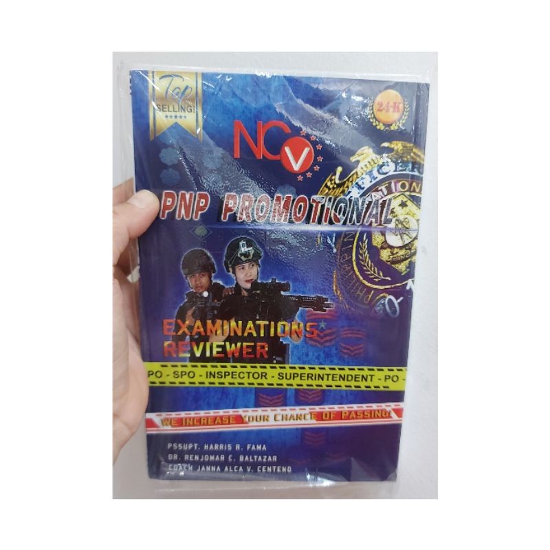 PNP PROMOTIONAL Reviewer ( Slightly Tattered Copy ) | Shopee Philippines
