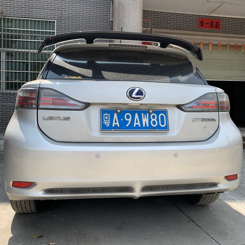 ⋌Real Carbon Fiber Trunk Roof Spoiler Wing For Lexus CT200 CT200H All ...