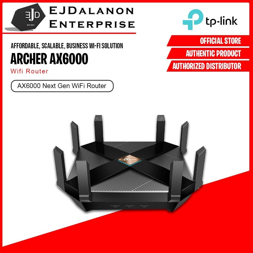 TP-Link Archer Ax6000 Next-Gen Wi-Fi Router Access Point | Shopee ...