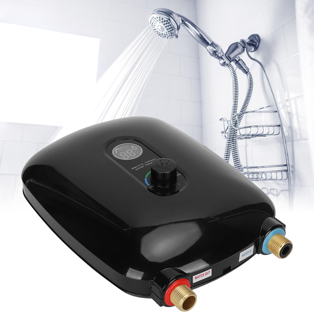 6500W Water Heater Instant Water Heating Tankless Shower Heater ...