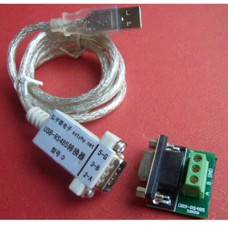 유Industrial USB 2.0 to RS-485 RS485 Converter Adapter + DB9-RS485 ...