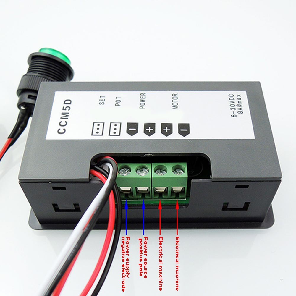 유CCM5D Motor Controller Speed Regulator LED Digital Display 6V 12V 24V ...