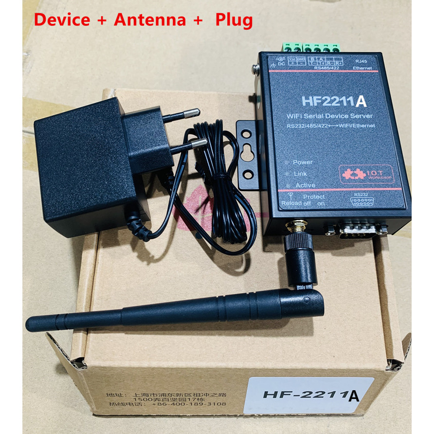 WiFi Serial Device Server RS232/RS485/RS422 Serial Port to WiFi ...