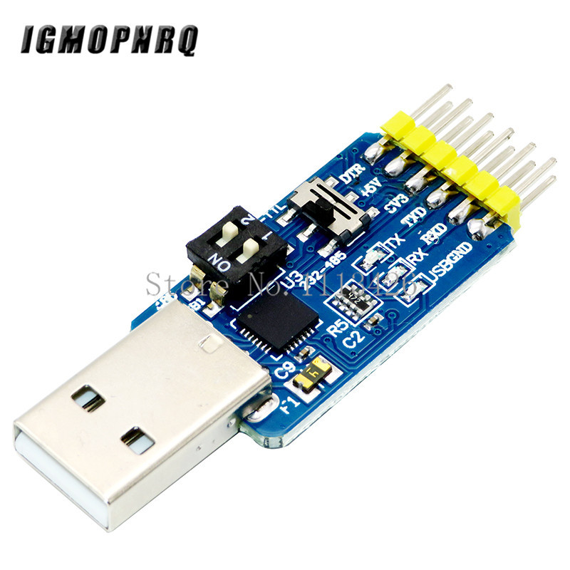 ۞CP2102 USB to UART TTL RS232 USB TTL to RS485 Mutual Convert 6 in 1 ...