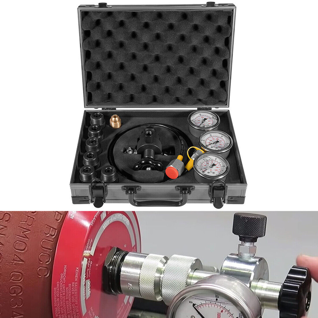 ☜TML GK-01 Hydraulic Nitrogen Accumulator Nitrogen Pressure Test Kit ...