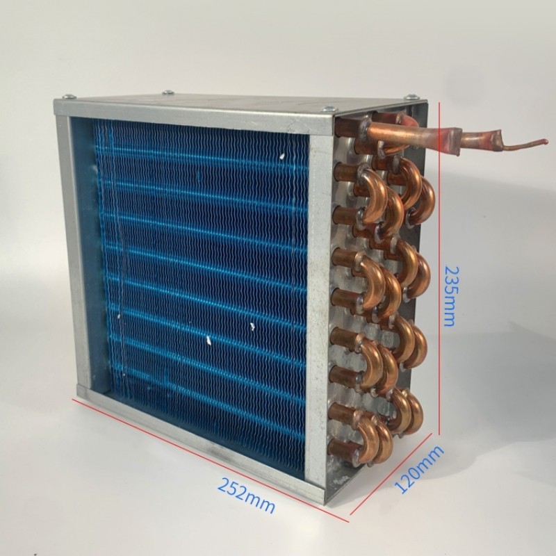 【4*9*200 Small Shell Condenser Evaporator Radiator Aluminum Fin Plus ...