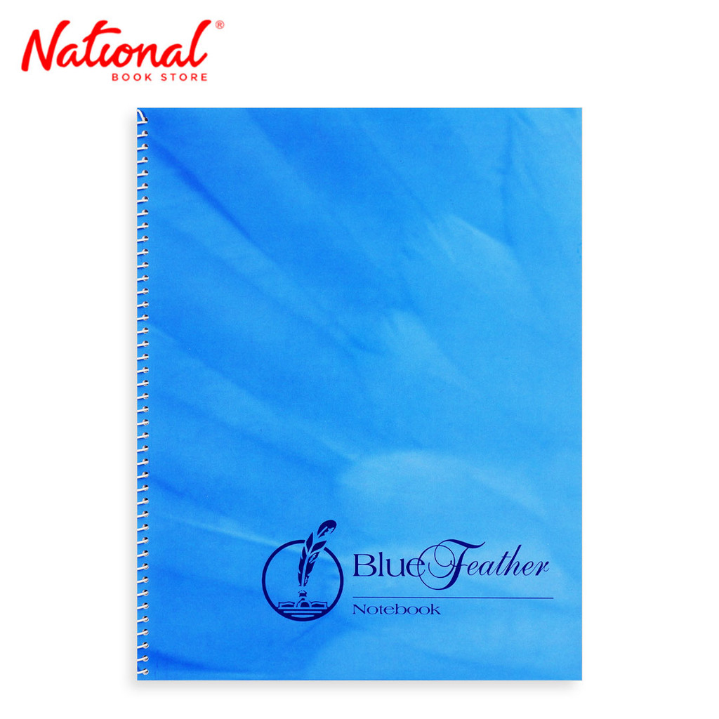 Blue Feather Spiral Notebook 8.5x11 - School Supplies - Notebooks ...