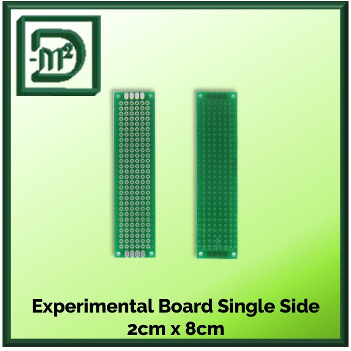 PCB Experimental Board Single Side 2cm x 8cm (2pcs) | Shopee Philippines