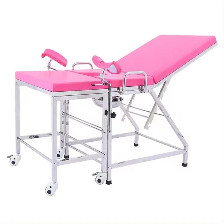 Hospital Furniture Manual Gynecological Examining Bed Table Medical ...