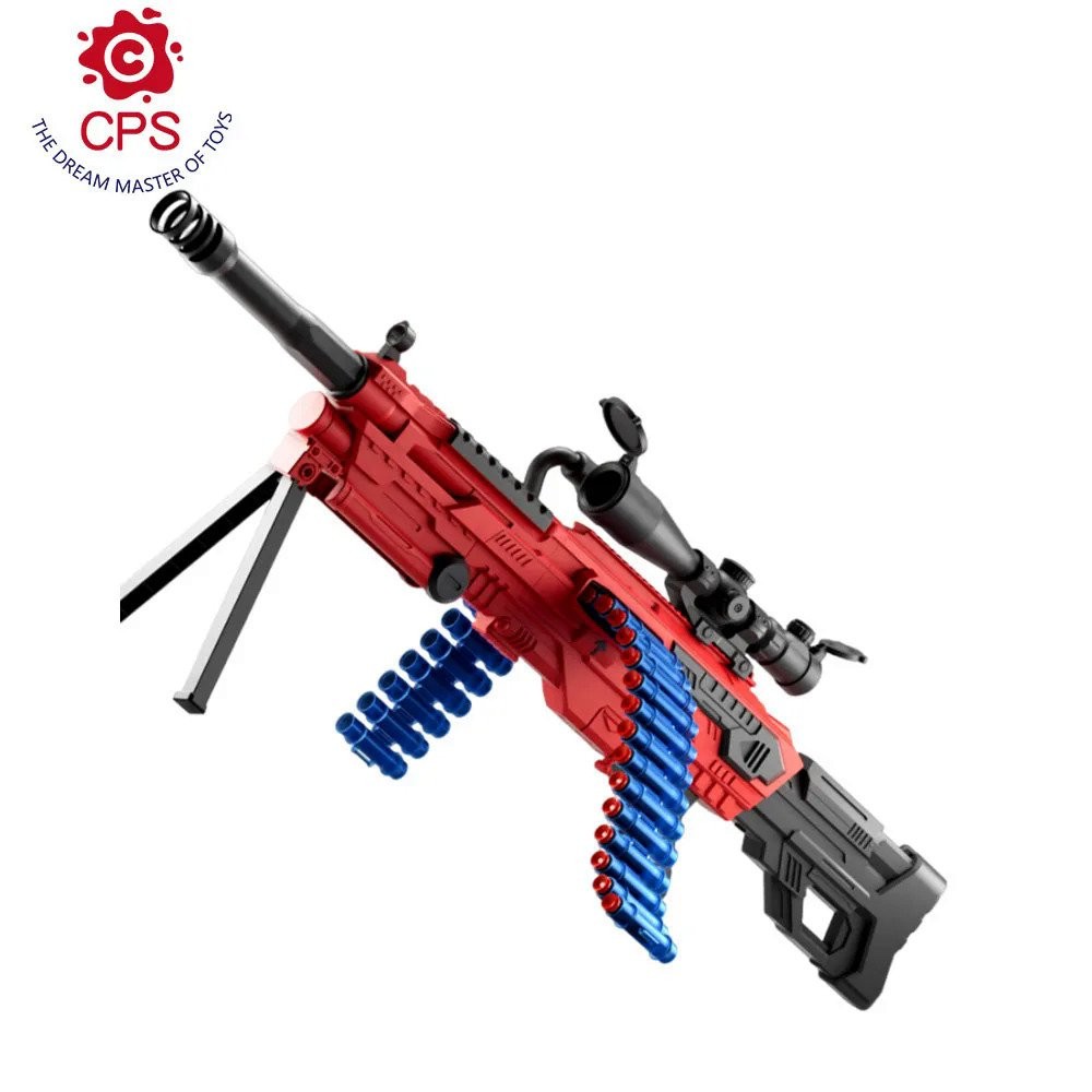 2024 New M249 Soft Bullet Gun Electric Automatic Toy Gun Kids Toy Gun ...