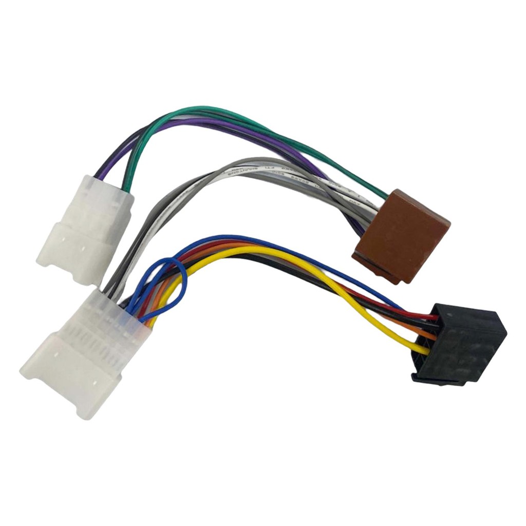 for ISO Stereo Head Unit Harness Adaptor Wiring Loom Cable A۞ | Shopee ...