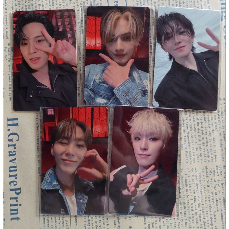 SEVENTEEN FML CARAT VERSION FANSIGN PC MINGYU, WOOZI, JUN, SEUNGKWAN ...
