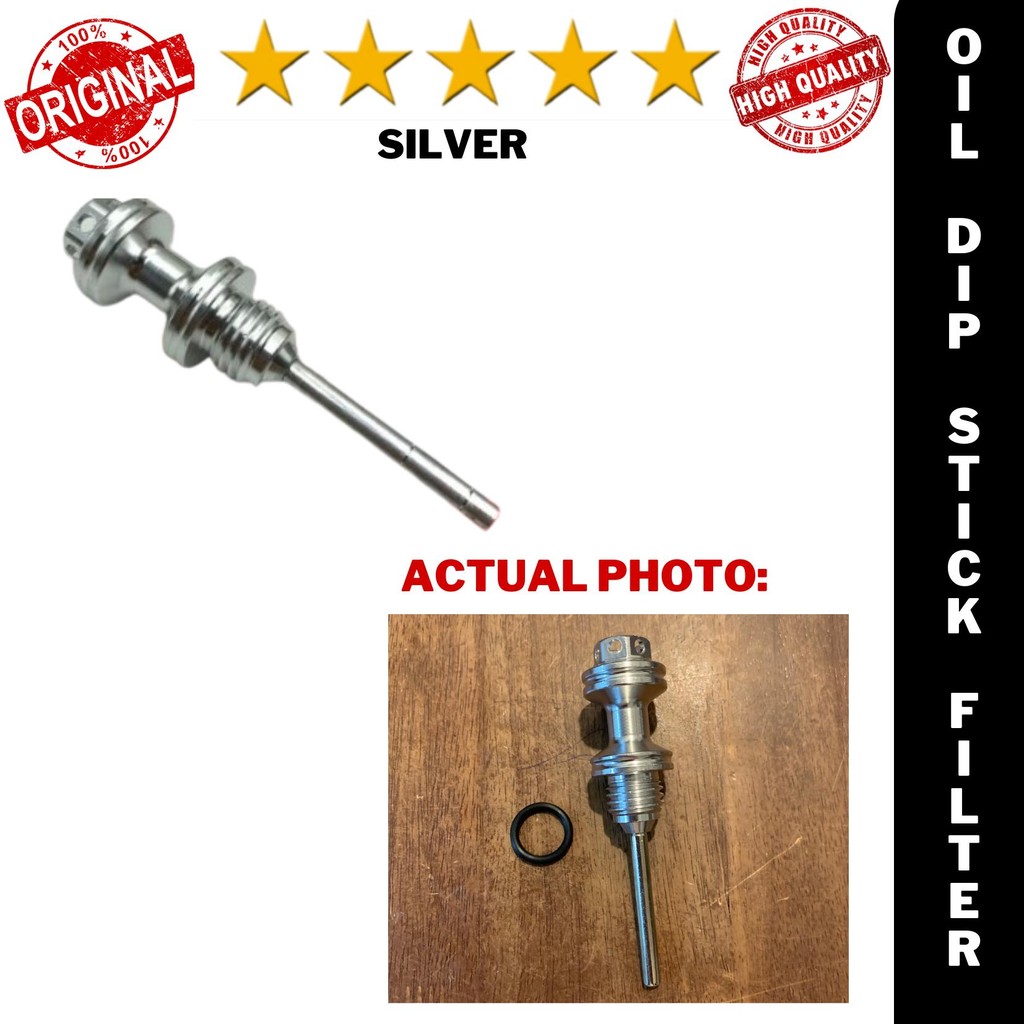 BASTE SILVER Oil Dip Stick Filter for Rusi rfi 175 Cover Heavy Duty ...