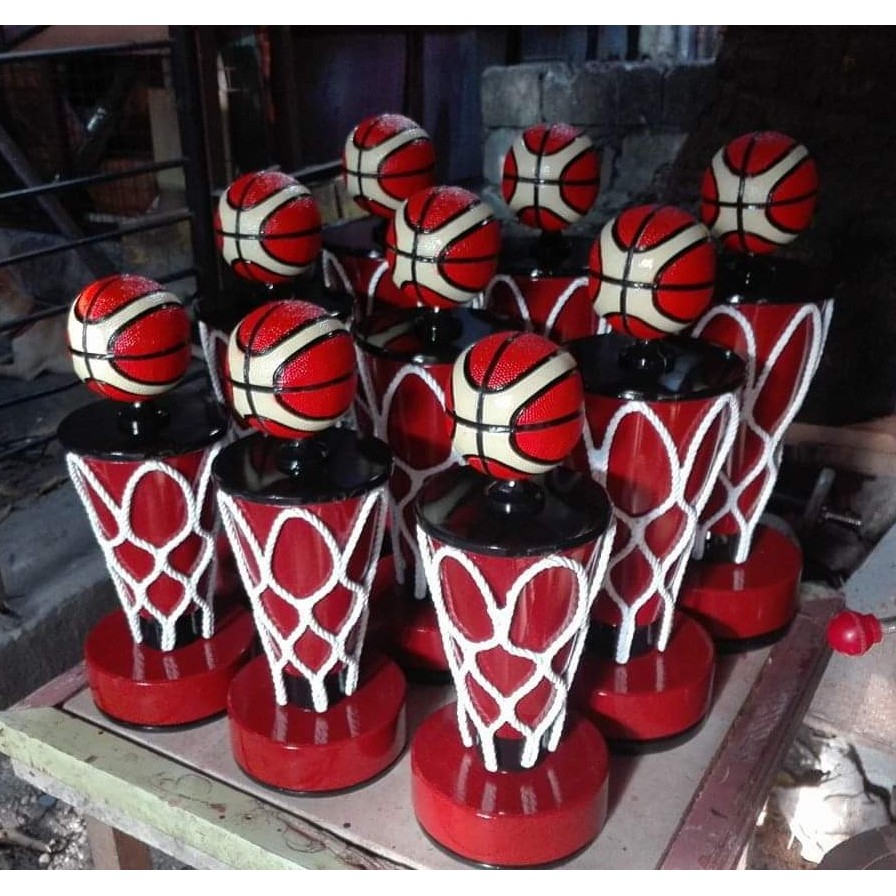 MR2 Sports | Wood Trophy Basketball with Net Type | Shopee Philippines
