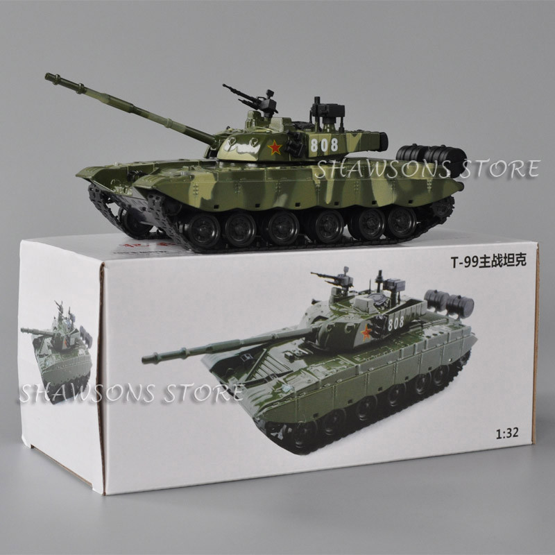 1:42 Scale Diecast Military Model T-99 China Main Battle Tank Toy With ...