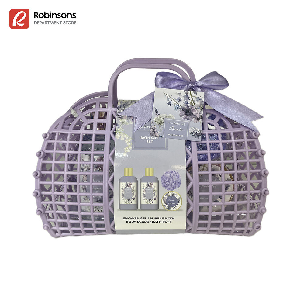 The Bath Lab Basket Set Lavender | Shopee Philippines