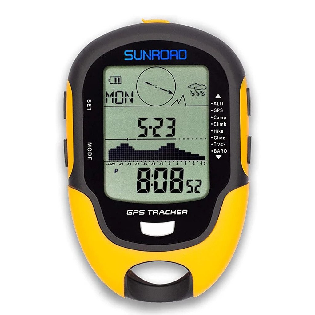 Altitude Pre-Warning Remind Compass Stopwatch Sports GPS Digital ...