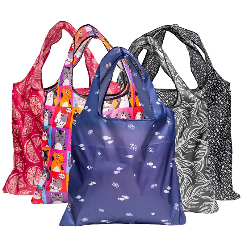 Foldable Large Shopping Bag Reusable Eco Bag Grocery Package Beach Toy ...