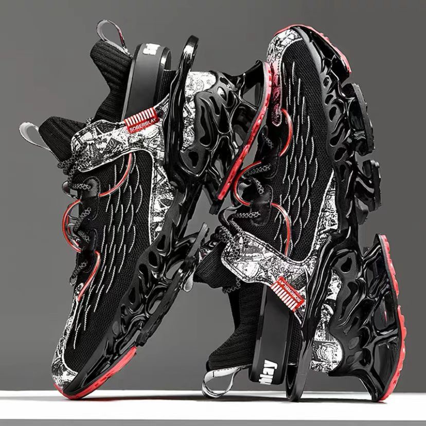 Summer Blade Shoes Men's Shoes Flying Knit Men's Sports Shoes Mesh ...