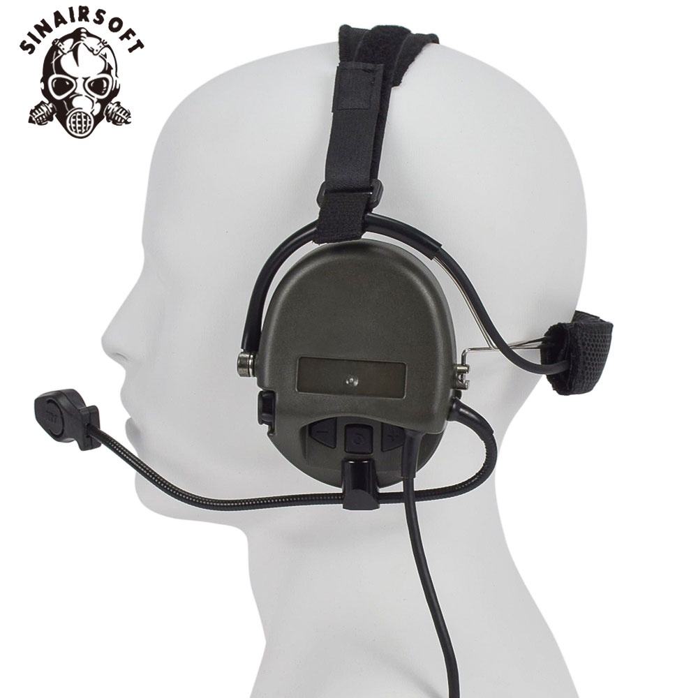 Z Tactical Softair Pilot Headset Comtac TCI Liberator II Neckband ...